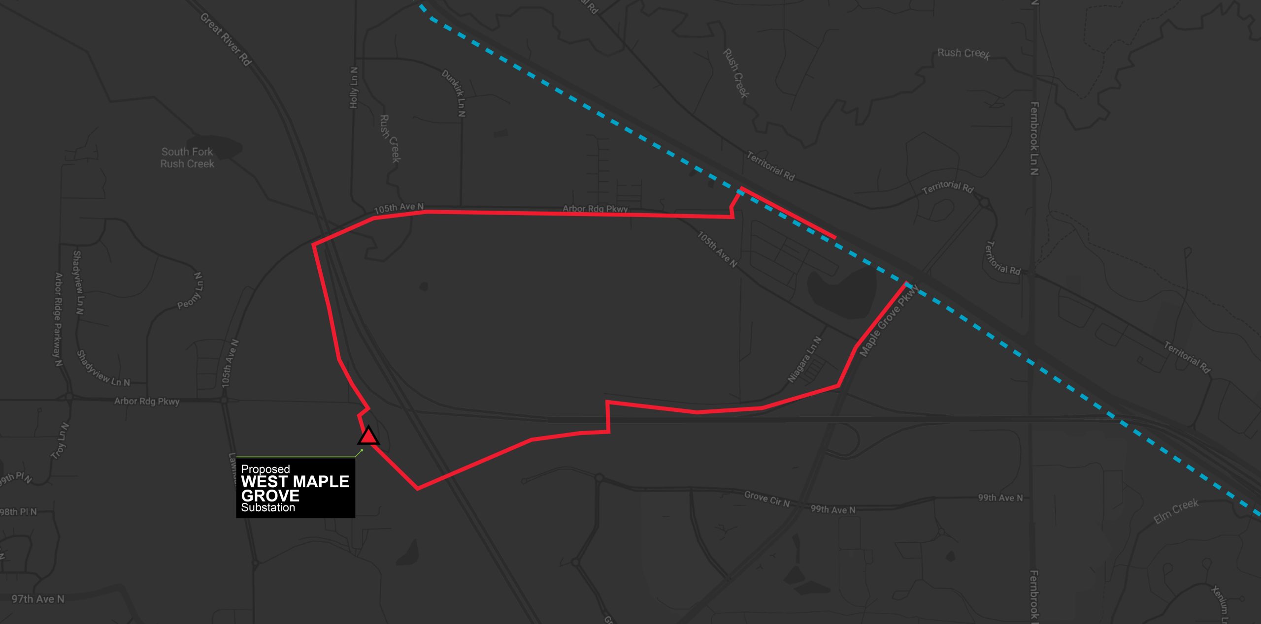 Northwest Maple Grove – Xcel Energy Transmission Projects