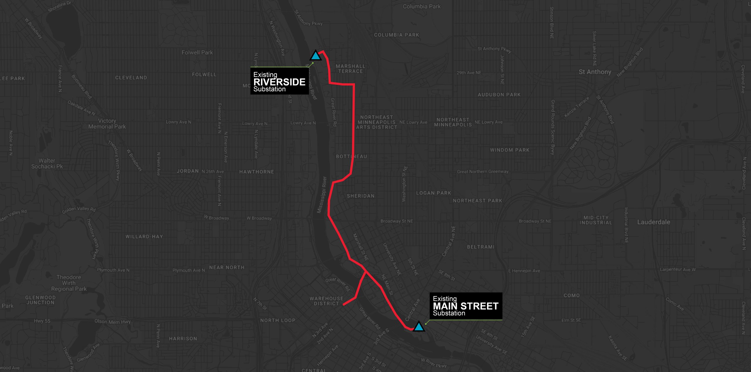 Northeast Minneapolis Update – Xcel Energy Transmission Projects