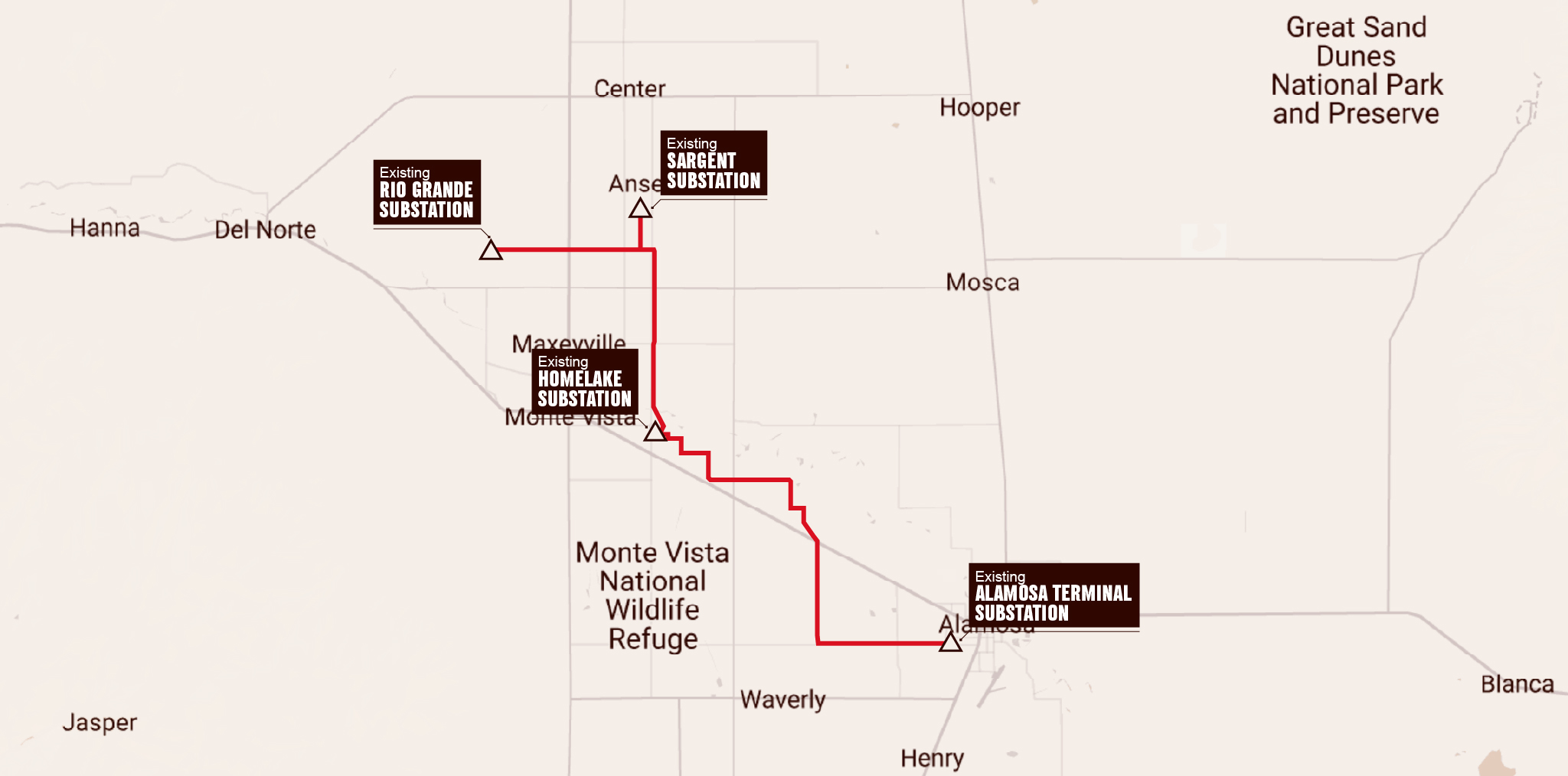 Alamosa to Sargent – Xcel Energy Transmission Projects